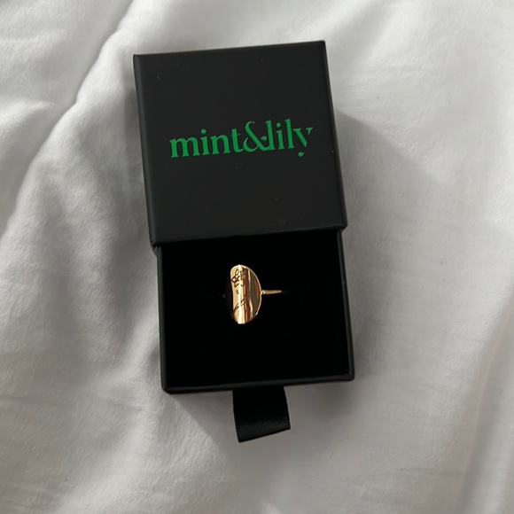 Mint And Lily Jewelry Mint Lily Birth Flower Ring Poshmark